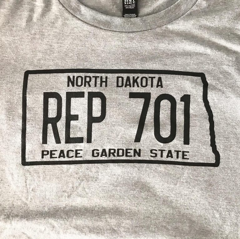 "Vintage License Plate" T-Shirts (25 colors available) - Up Here Gear